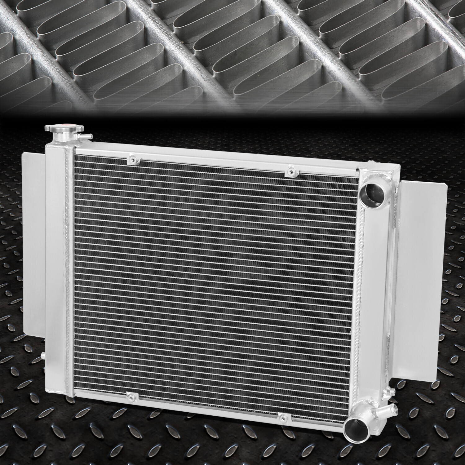 3-Row Full Aluminum Cooling Radiator for 71-82 Mazda Rx2/Rx3/Rx4/Rx7 SA ...