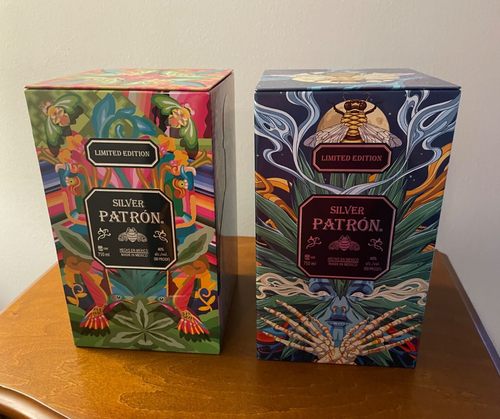 Two Silver Patron Limited Edition Collectors Tin Box, Tins Only | eBay