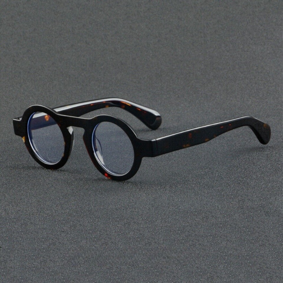 Vintage Round 42mm Eyeglasses Frames Retro Durable Glasses Full Rim ...