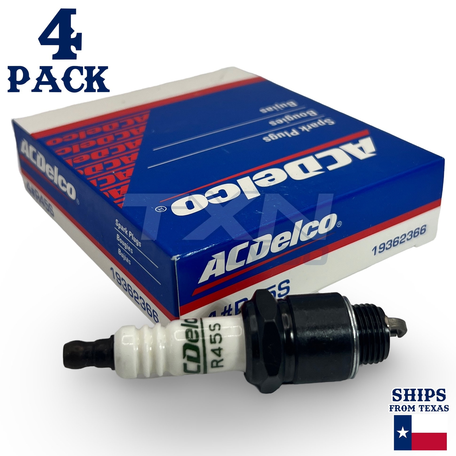 4 Pack Genuine GM ACDelco R45S Spark Plugs 19362366 | eBay