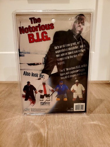 Mezco 9" Notorious B.I.G./Biggie Smalls 2006 Rare Action Figure SEALED ...