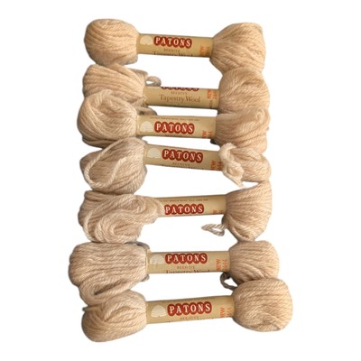 Paton Beehive Tapestry Wool Ivory Beige 2644 x 7 15 Yd Each Needlepoint ...