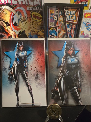 GI JOE #9 JAMIE TYNDALL 616 Virgin & SPOT FOIL Variant Set LTD 750 +318 ...