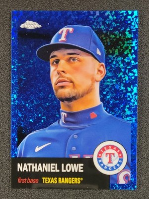 2022 Topps Chrome Anniversary Nathaniel Lowe #447 Blue Mini Diamond ...