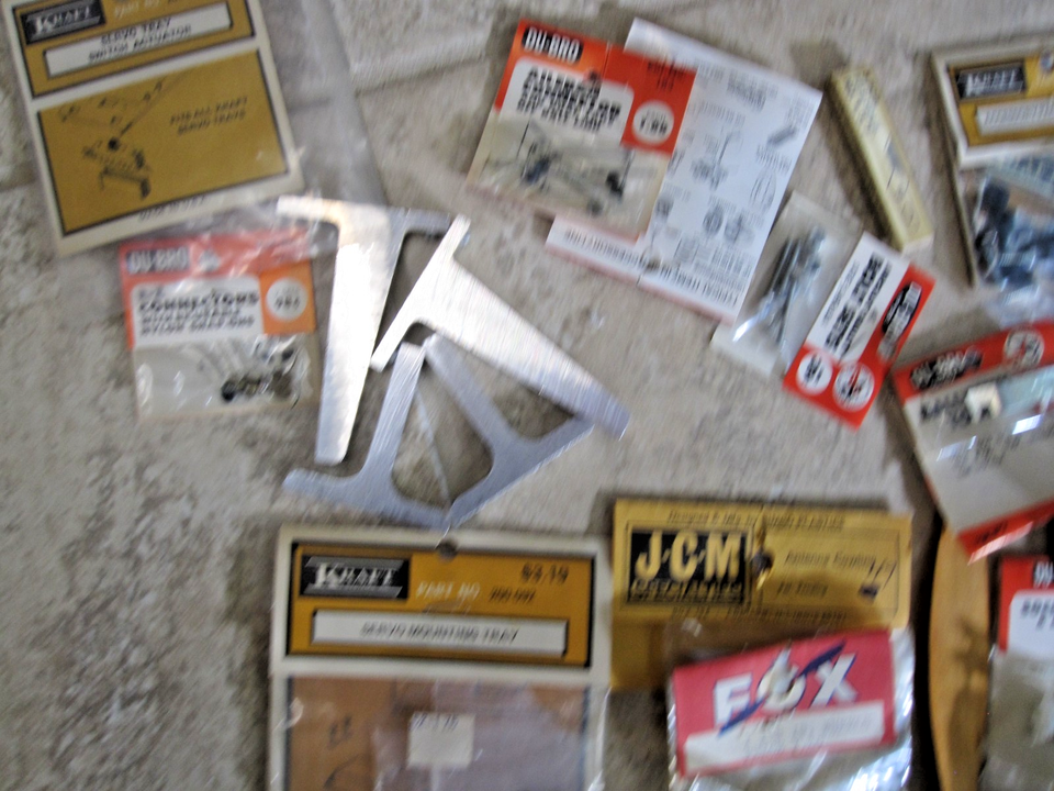 Vintage Model Airplane Junk Drawer Clean Out, Model Aircraft Parts Lot ...