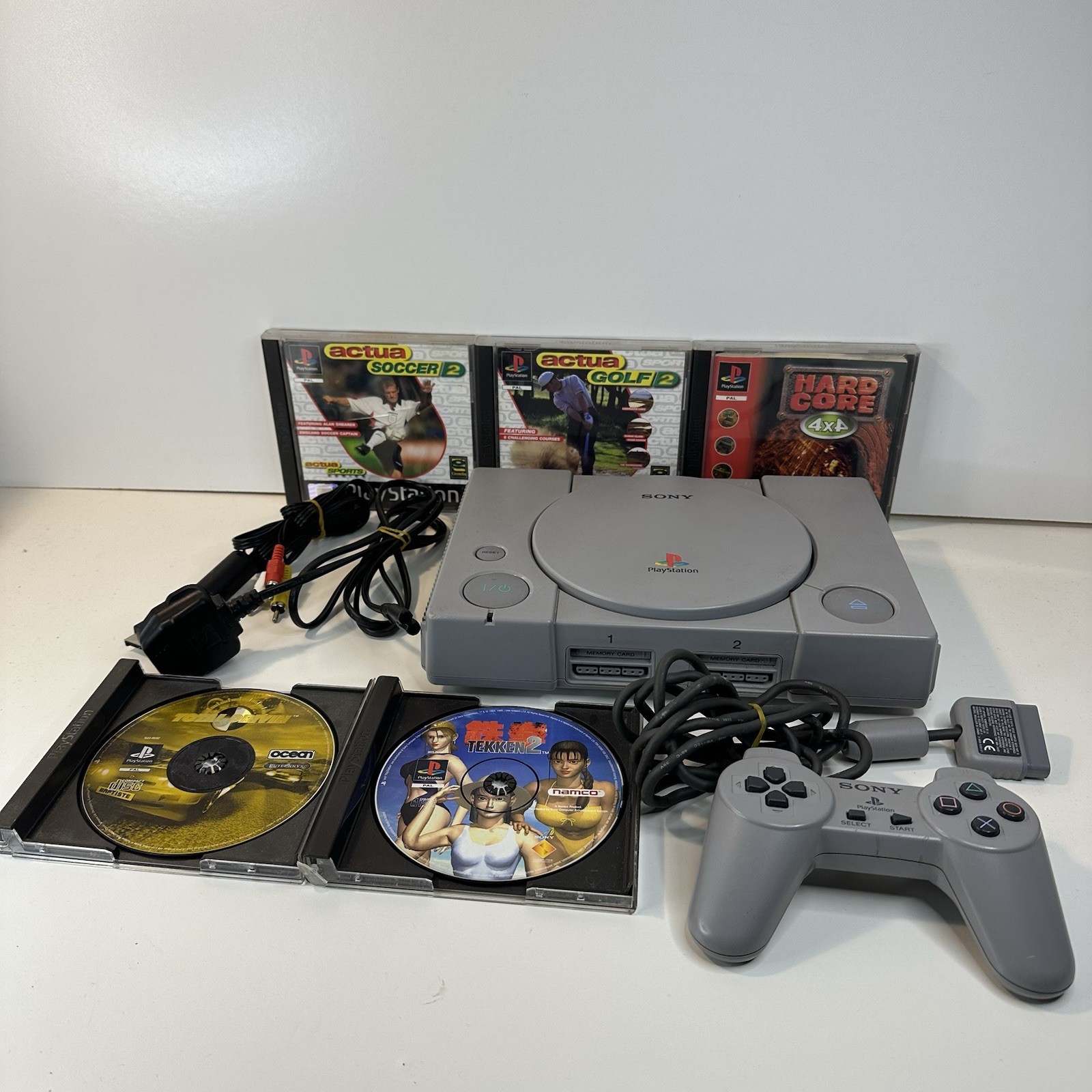 Sony PlayStation 1 Console & Controller Bundle With 5 Games | eBay UK