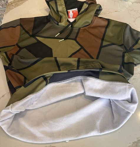 OAF Nation Hoodie Green WW1 Turtle Shell Camo Pullover Medium Military ...