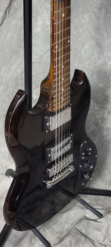 SUPER COOL RESTO/MOD 1974 Gibson SG II Electric Guitar - Cherry/Walnut ...