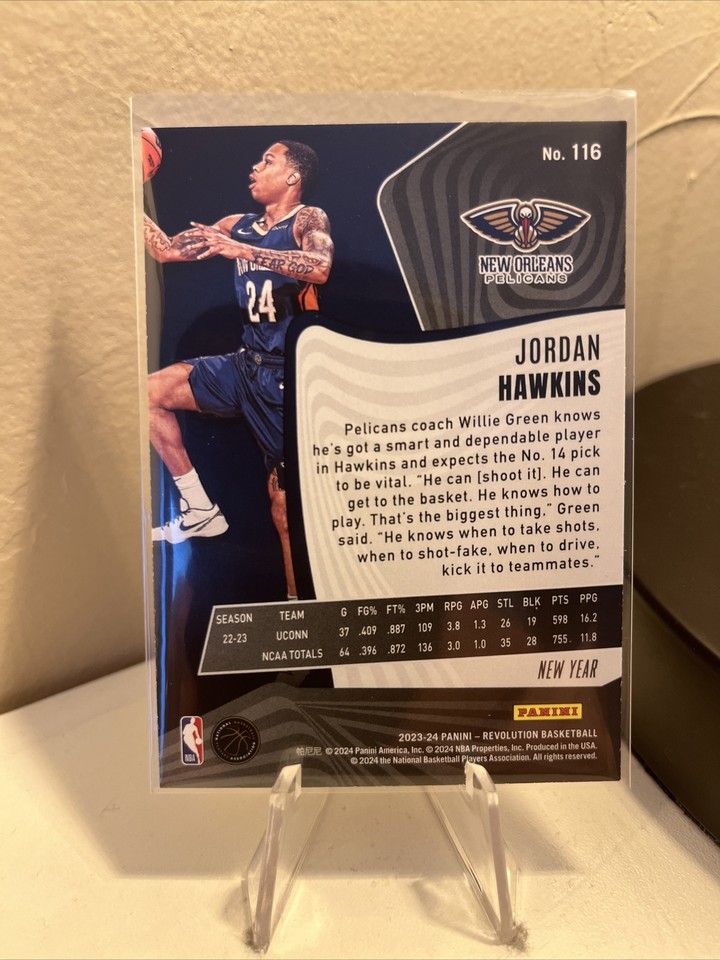 2023-24 Panini Revolution Jordan Hawkins #116 Chinese New Year Rookie ...