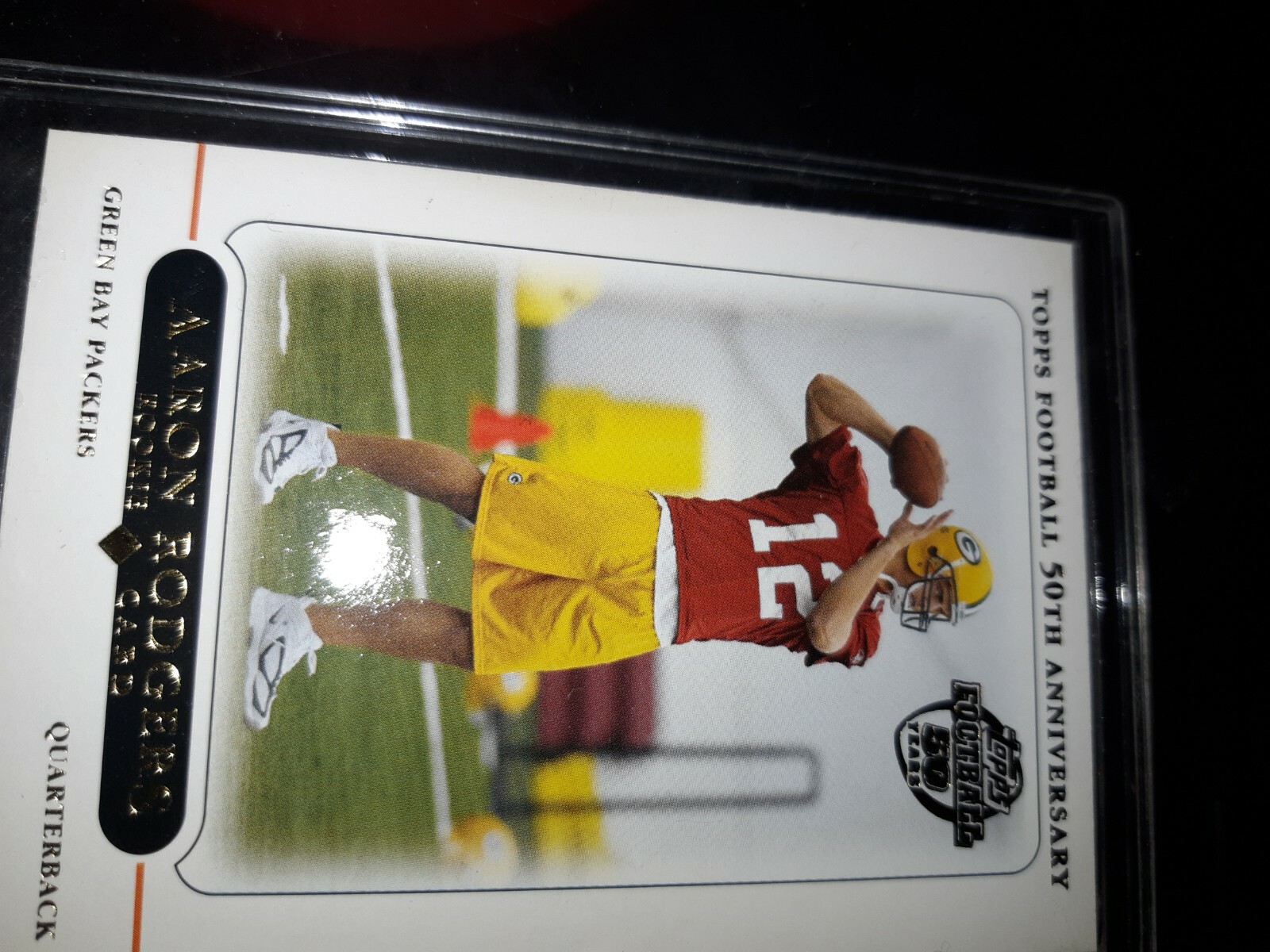 aaron Rodgers rookie card Topps football 50th anniversary | eBay