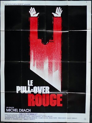 LE PULLOVER ROUGE 1979 vintage original French movie poster | eBay