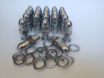 Valiant 10LH Bullet Wheel Nuts Centerline Auto Drag, 7/16"X 3/4" 10 ...