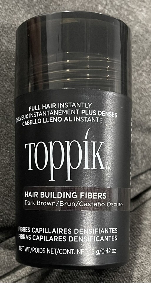 Toppik Hair Building Fibers - Dark Brown Shade for Men & Women 12g/0 ...