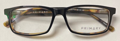EYEGLASS FRAMES MEN'S PLASTIC SHALLOW RECTANGLE BLACK/TORTOISE FAST ...