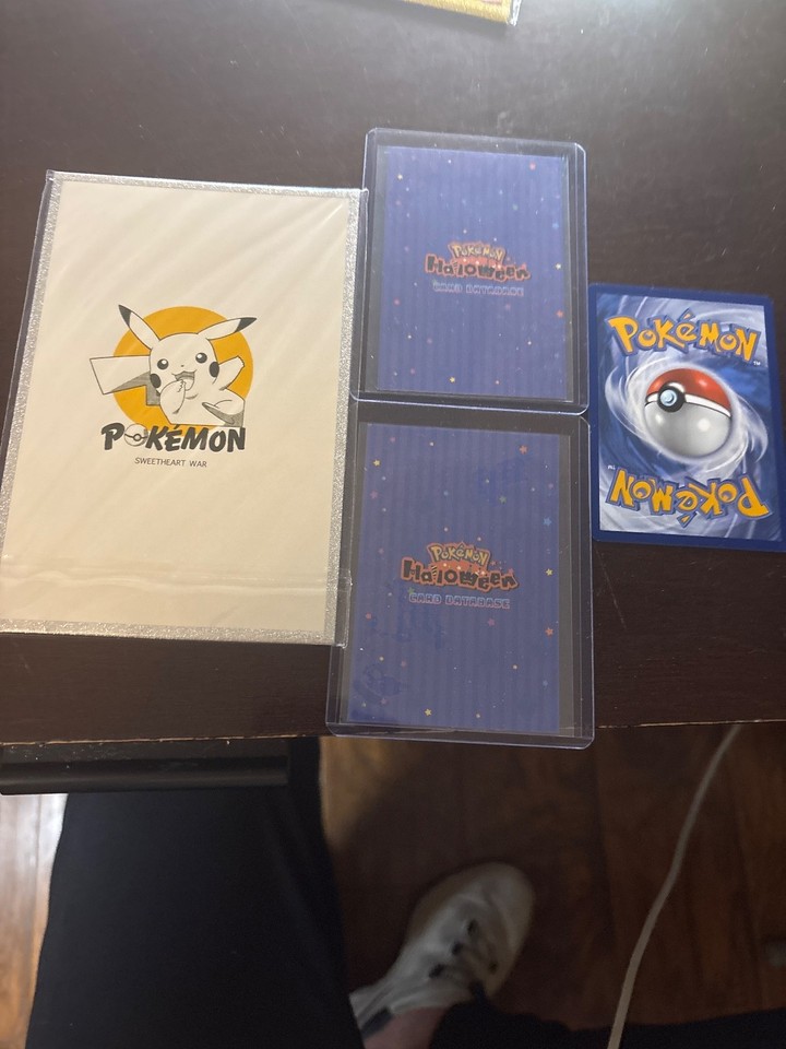 Pokémon Pikachu “Sweetheart War” 6x4 Art Card + 2 Halloween Card ...