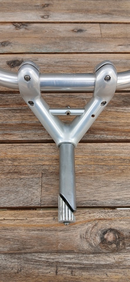 Nitto Slingshot Stem/Riser Bar Bullmoose Pearl Made In Japan 22.2 Stem ...