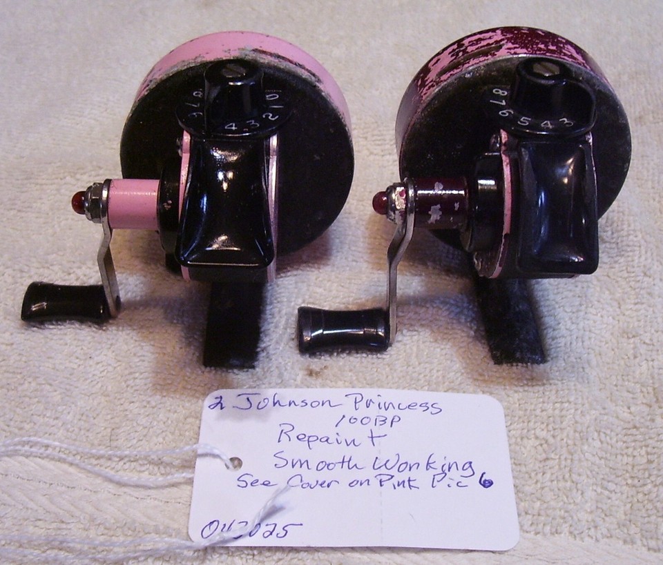 2 JOHNSON PRINCESS REELS SOLD AS PARTSREAD DESCRIPTION BELOW | eBay