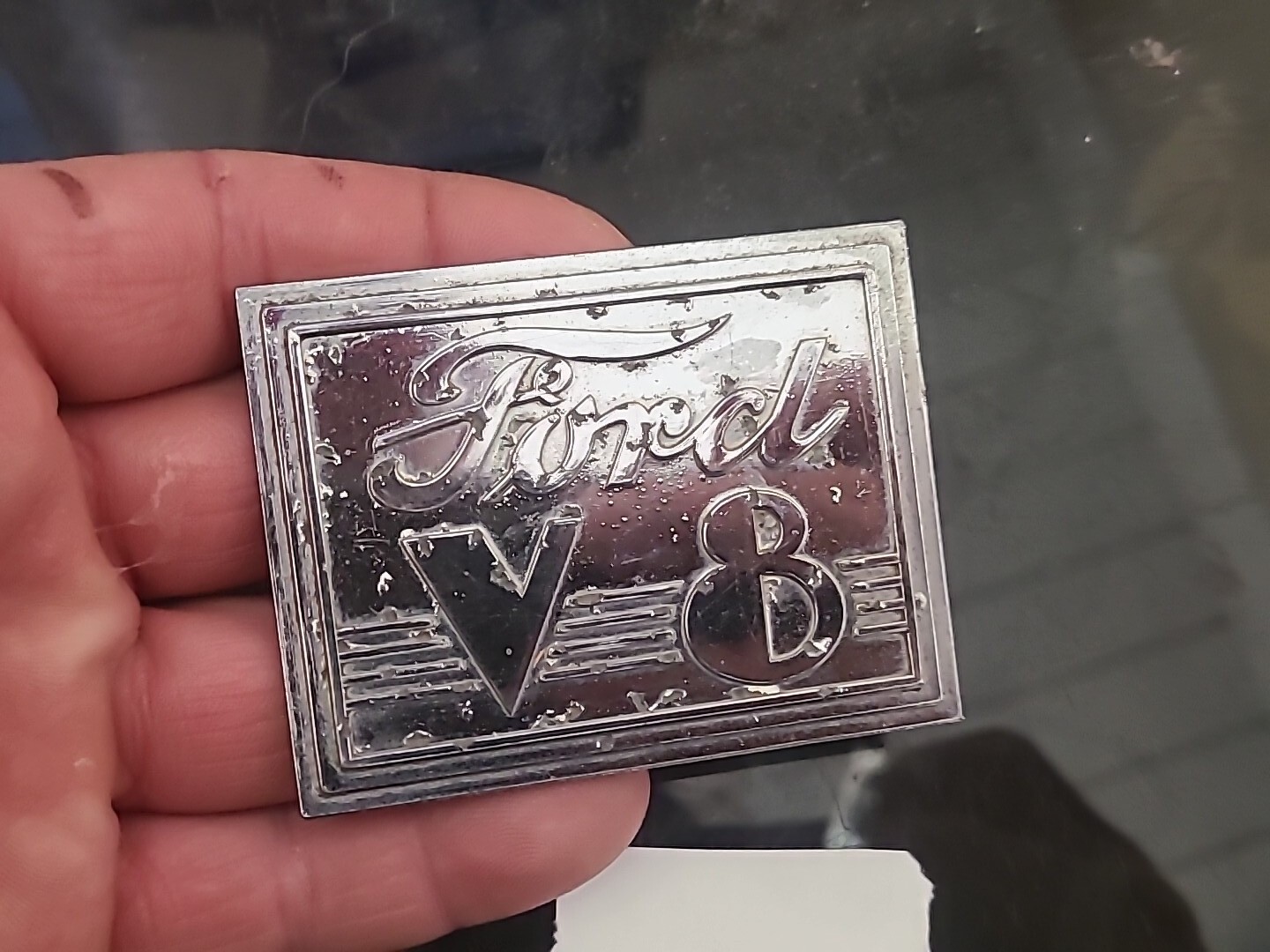 1940S 50S FORD V8 EMBLEM OEM FOMOCO BIN GR20 | eBay