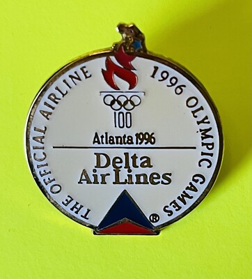 1996 OLYMPIC PIN DELTA AIRLINES SHIELD PIN | eBay