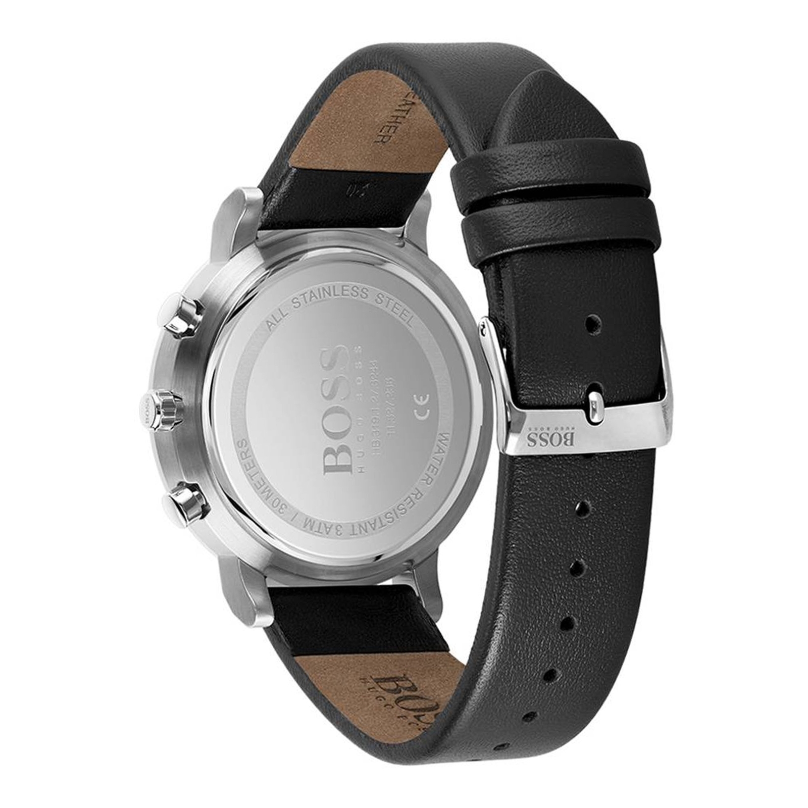 Mens Wristwatch HUGO BOSS INTEGRITY 1513777 Chrono Leather Black | eBay