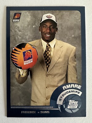 AMARE STOUDEMIRE 2002 TOPPS NBA BASKETBALL ROOKIE CARD #193 PHOENIX ...