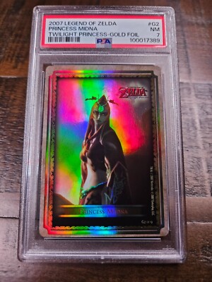 2007 Legend of Zelda Twilight Princess G2 Princess Midna Gold Card PSA ...