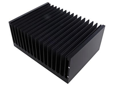 KL-277/150/SW Radiator: geprägt gerippt schwarz L: 150mm W: 200mm H ...