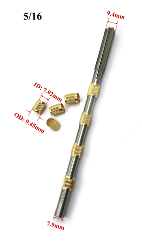 Carburetor 5/16 Throttle Shaft Bushing Repair Kit 8 Bushings & 1 Reamer ...