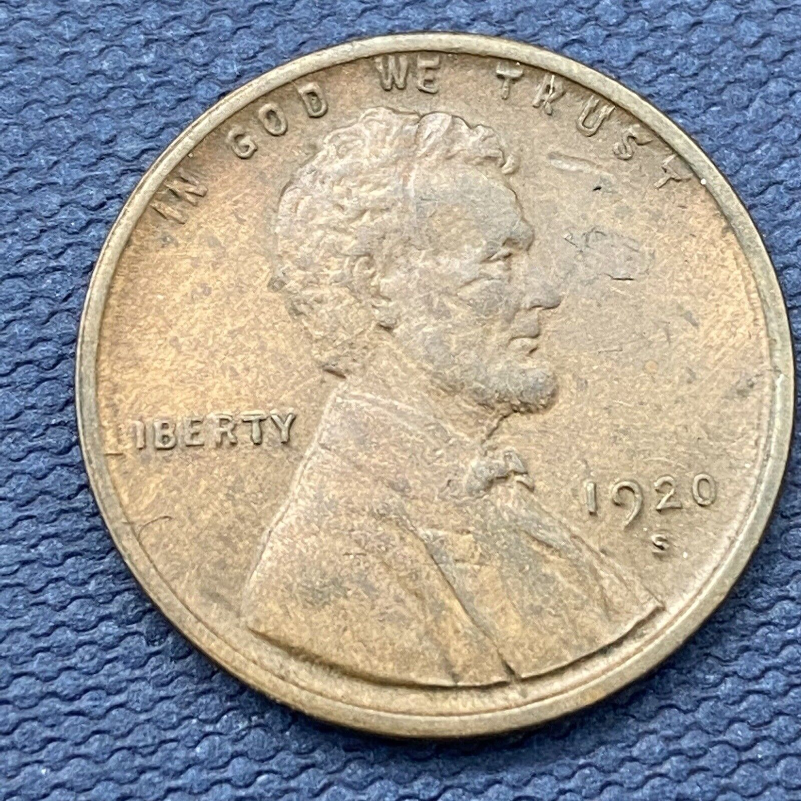 1920 S Wheat Penny Lincoln Cent 1c High Grade AU - UNC Details #43181 ...