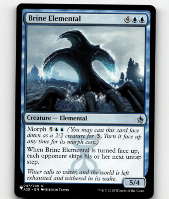 MTG Brine Elemental Mystery Booster - Masters 25 047/249 Regular ...