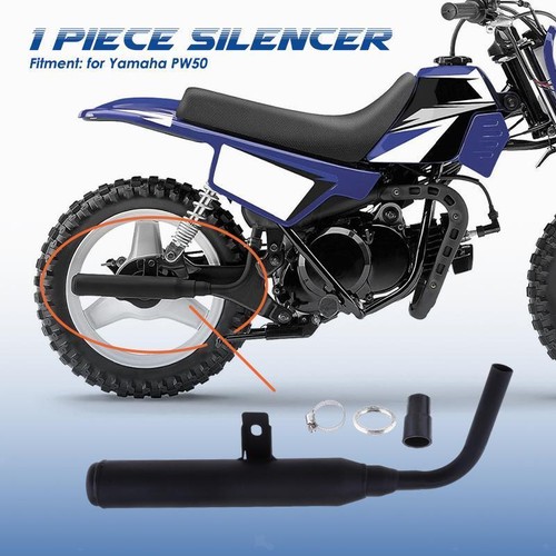 Motorcycle Metal Muffler Exhaust Silencer Pipe Set for Yamaha PW50 Dirt ...