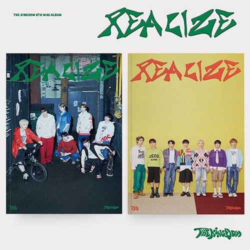 THE KINGDOM [REALIZE] 8th Mini Album RANDOM CD+Photo Book+4 Card+Poster ...