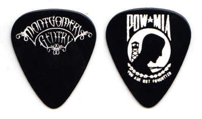 Montgomery Gentry Troy Gentry Voll Mia Schwarz Gitarre Pick - 2009 Tour ...