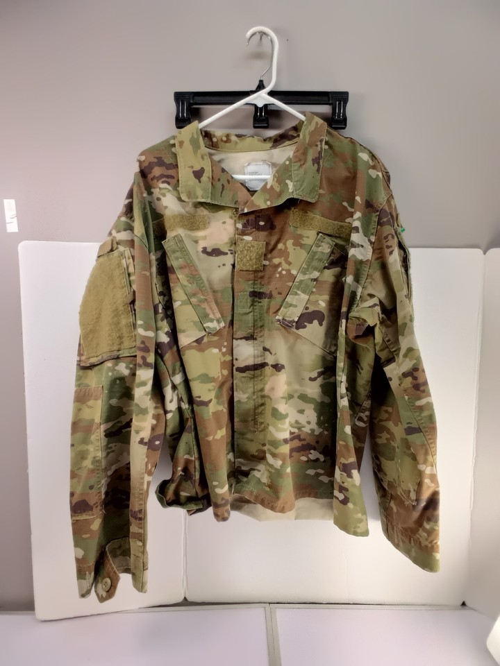US Army Military Jacket LG/REG Green Multicam Camo Combat **SEE ...