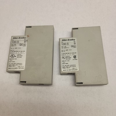 LOT OF 2 ALLEN BRADLEY 100-S AUXILIARY CONTACT BLOCKS | eBay