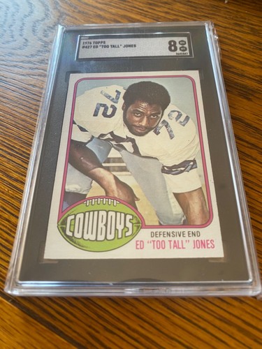 1976 Topps Ed “Too Tall” Jones RC #427 Cowboys SGC 8 | eBay