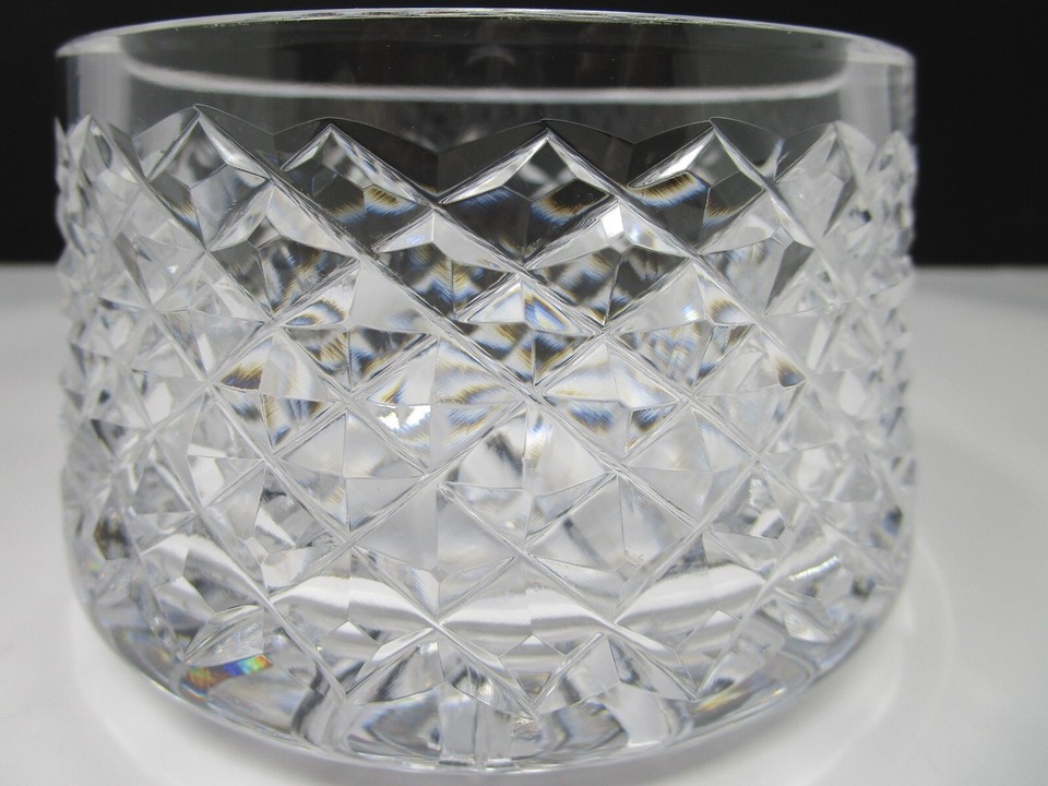 Waterford Crystal Alana Pattern Open Sugar Bowl Candy Snack Bowl ...