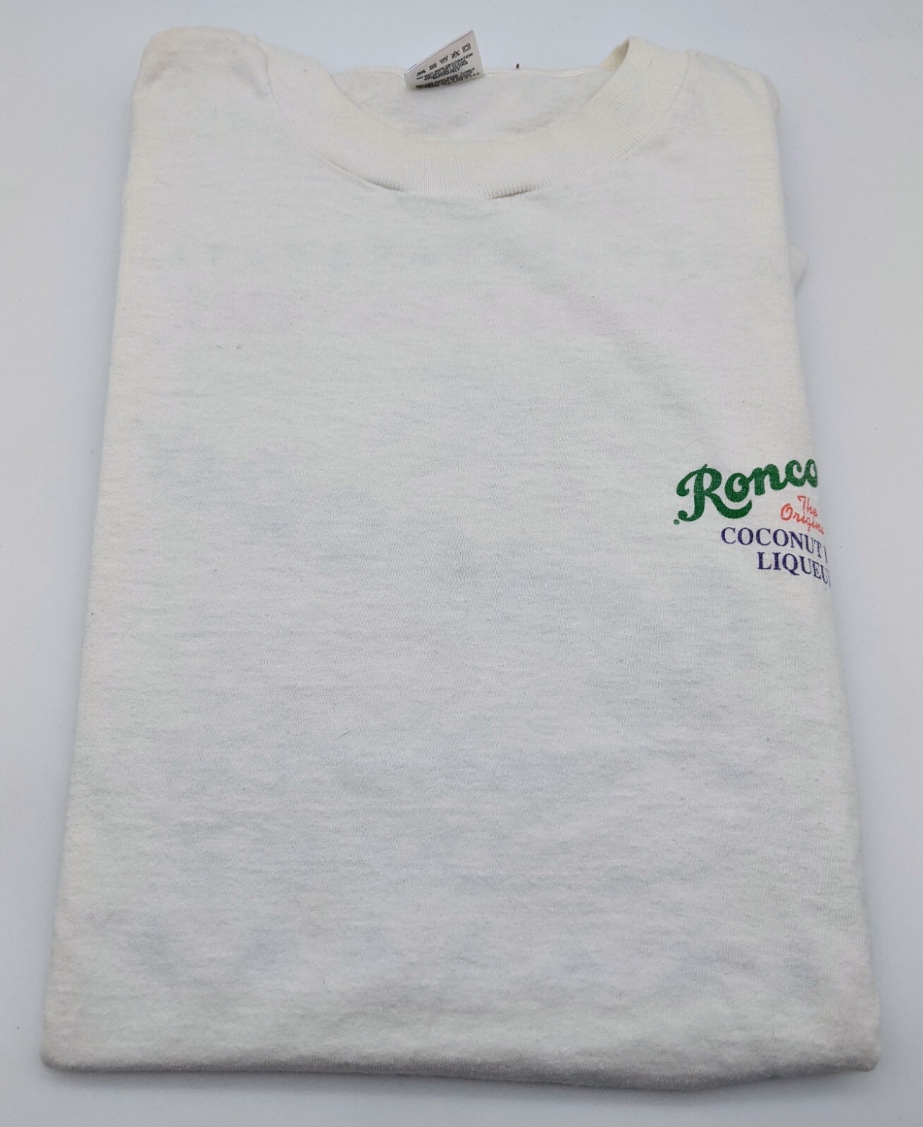 Vintage Roncoco Coconut Rum Liqueur White Tropical Si… - Gem