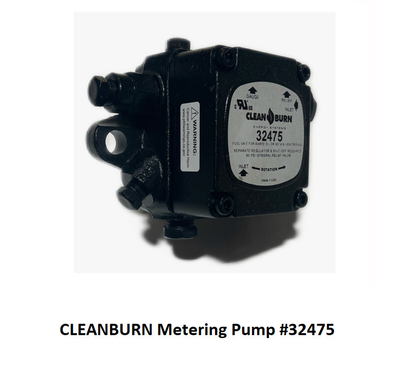 CLEAN BURN Waste Oil Heater Metering Pump 32475 A2RA-7720 | eBay