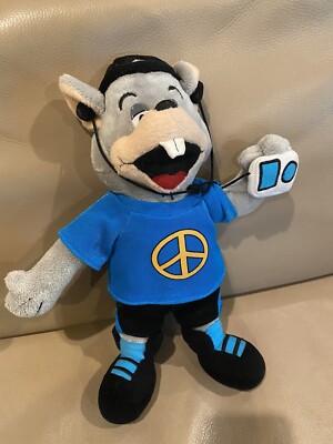 Chucky Cheese Mouse 13” Plush Peace Sign 2010 WALKMAN iPod Earbuds | eBay