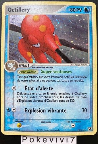 Carte Pokemon OCTILLERY 10/115 Holo Bloc EX Forces Cachées FR | eBay