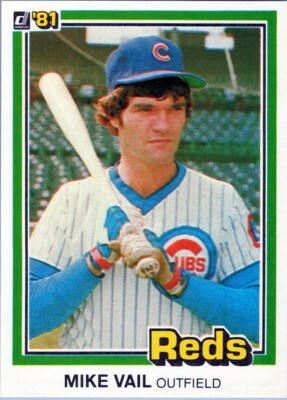 1981 Donruss #554 Mike Vail Cincinnati Reds | eBay