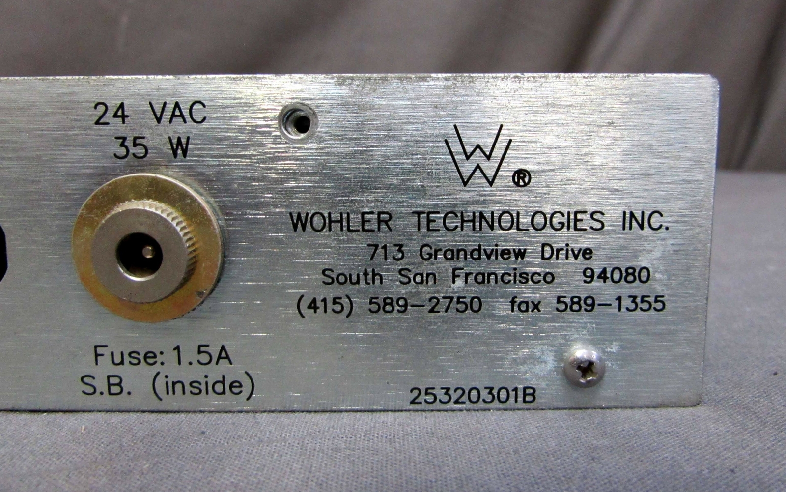 Wohler AMP1A Analog Audio Monitor Panel Tr70a24 for sale online | eBay