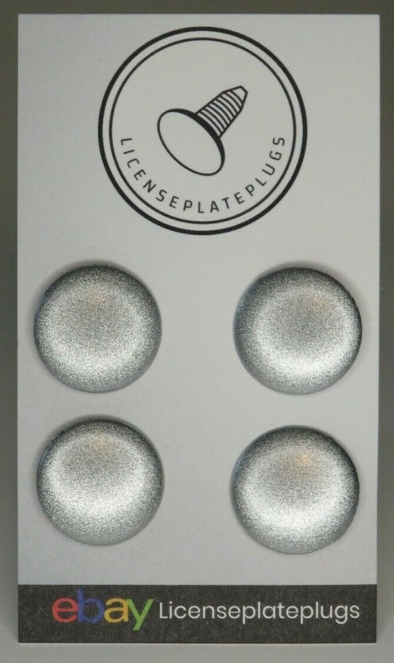 SET OF 4: License Plate Plugs Front Bumper Hole Covers Painted: Pick ...
