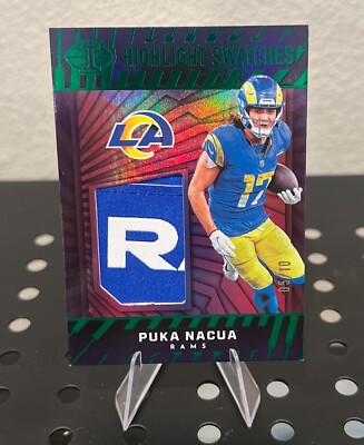 2024 Panini Illusions Puka Nacua - Highlight Swatches /10 - Nasty "R" Patch | eBay