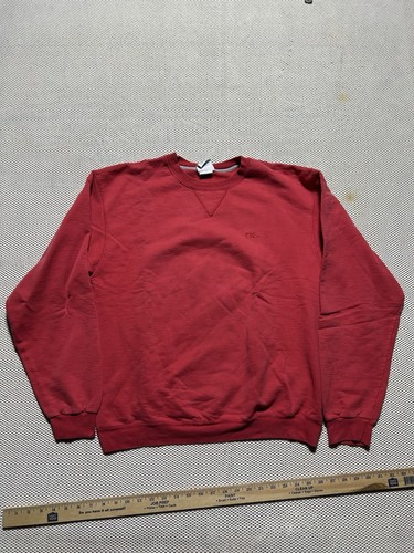 Y2K sun faded champion pullover crewneck Sweater Size M Faded Red ...
