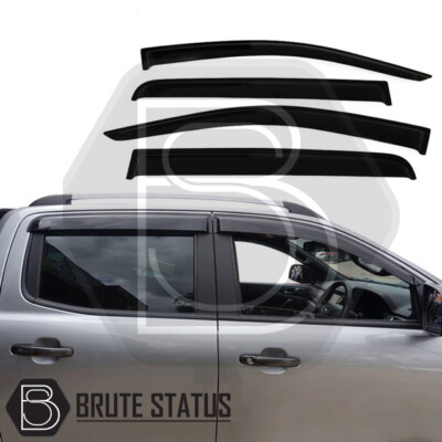 Ford Ranger 2012-2019 Window Wind Rain Deflector Visor Shade Guard T6 ...