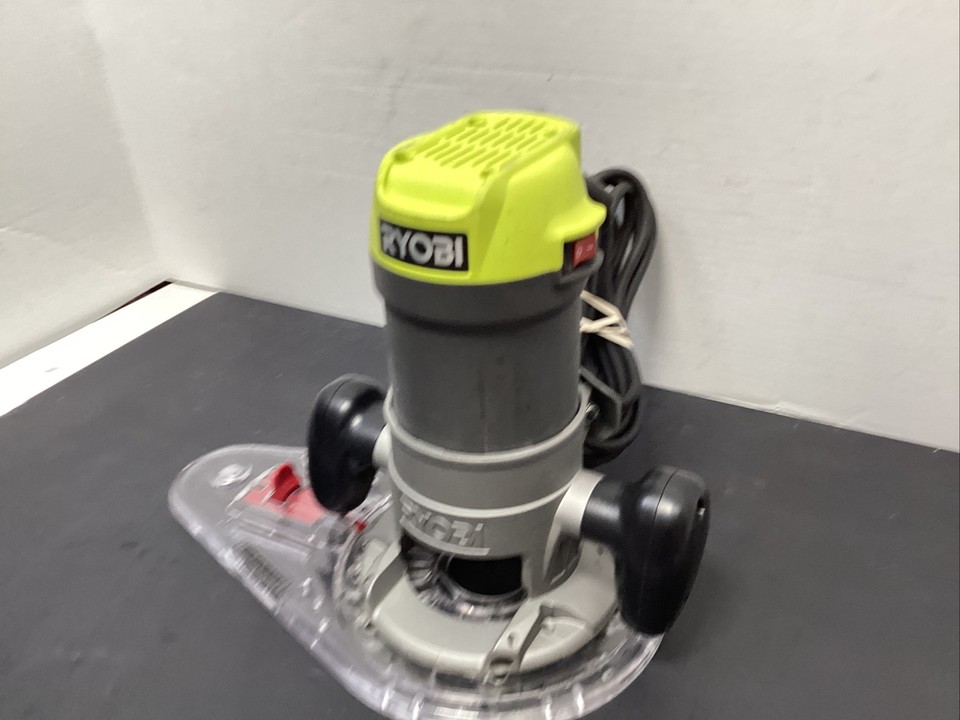 RYOBI 1-1/2" Corded Peak Fixed Base Router R163G R163GVN w/OFFSET BASE ...
