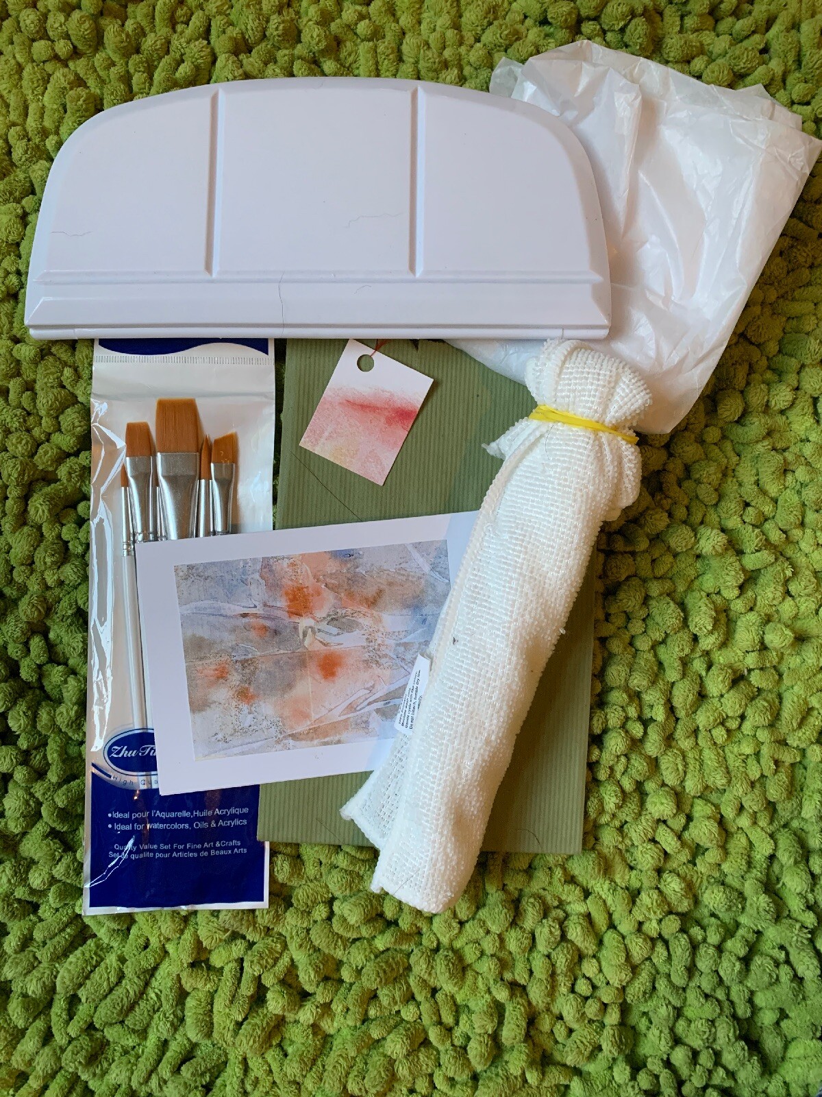 Foldable Paint Pallet Palette Holder Tray for Acrylic Oil Watercolor 16 ...