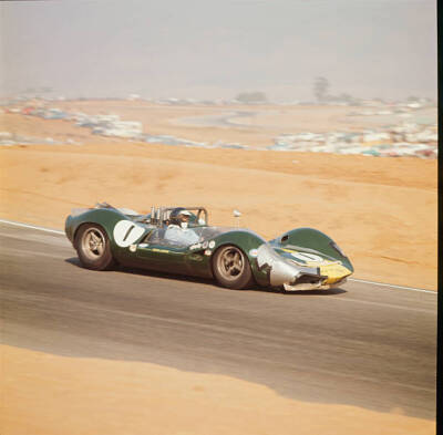 Jim Clark Driving His Ford Powered Lotus 40 1965 Motor Racing Old Photo ...